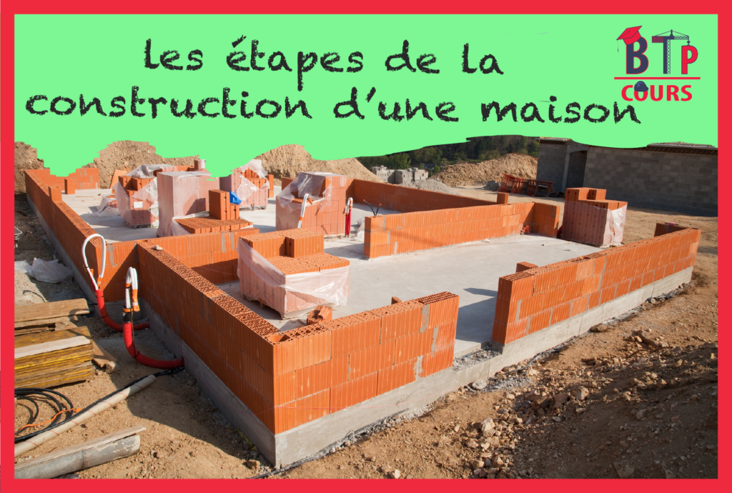 Les étapes de la construction d'une maison - Cours BTP